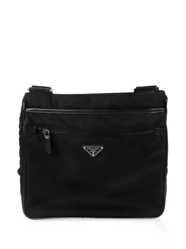 Prada Tessuto Saffiano Cross Body Bag