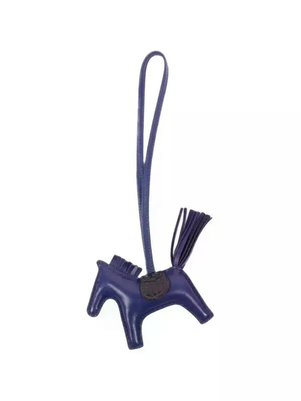 Hermès Pm Rodeo Horse Bag Charm - Blue