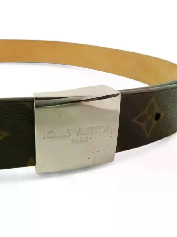 LOUIS VUITTON Monogram Ceinture Carre Belt - Brown