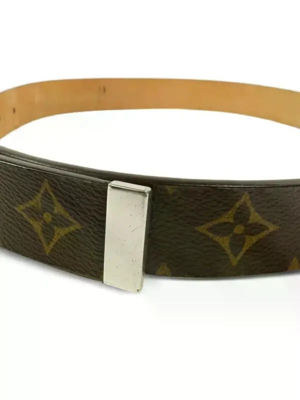 LOUIS VUITTON Monogram Ceinture Carre Belt - Brown