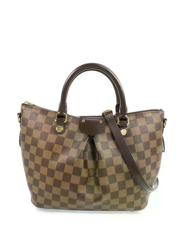 LOUIS VUITTON Siena Pm Damier Ebene Tote Bag