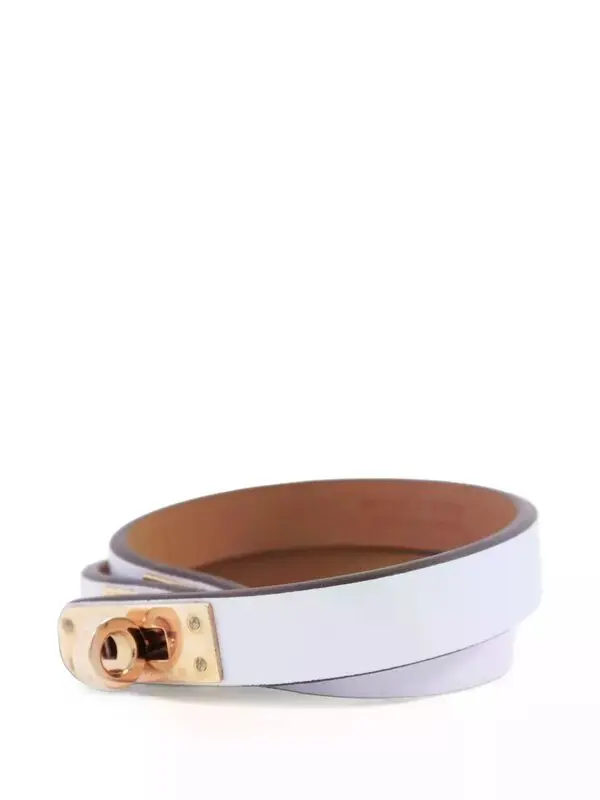 Hermès Double Tour Leather Bracelet