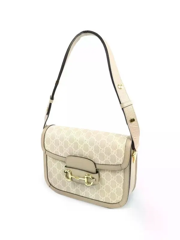 Gucci Medium Horsebit 1955 Gg Supreme Shoulder Bag