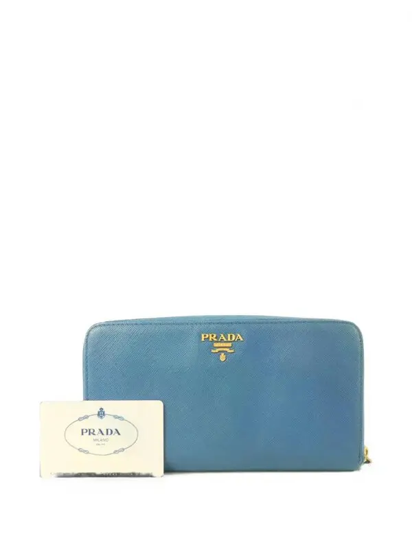 Prada Saffiano Leather Long Wallet