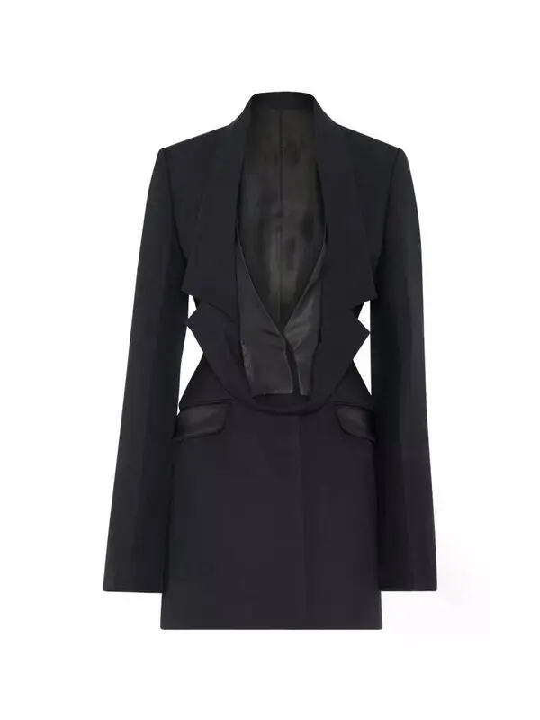 JEAN PAUL GAULTIER Reversed Collar Tailoring Fitted Jacket - Blue