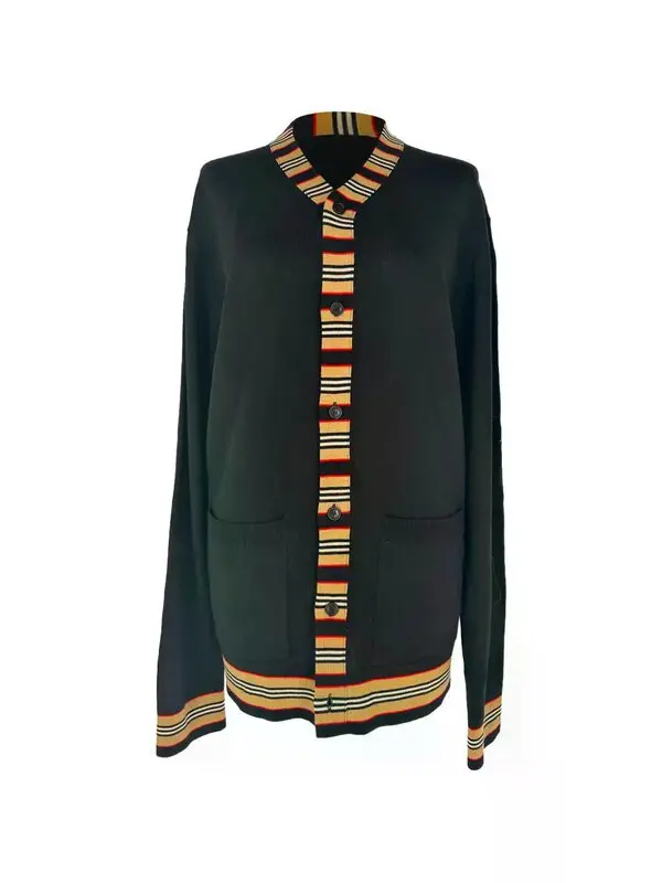 Burberry House Check Trim Cardigan
