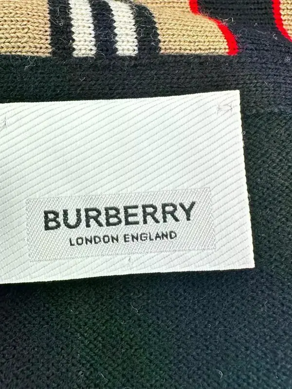 Burberry House Check Trim Cardigan