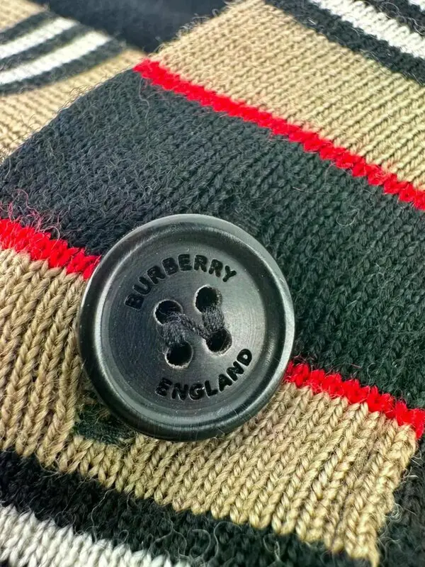 Burberry House Check Trim Cardigan