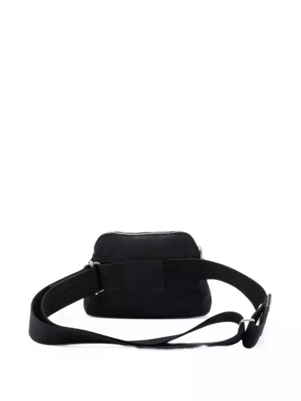 Hermès Bolide Ceinture Balle De Golf Toile And Leather Gm Belt Bag - Black
