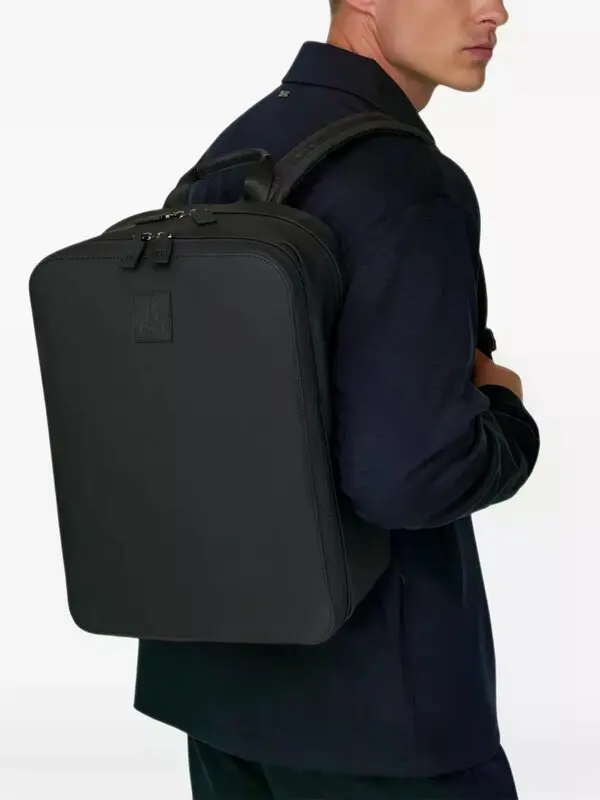 Boggi Milano Rucksack In Rubberised Technical Fabric