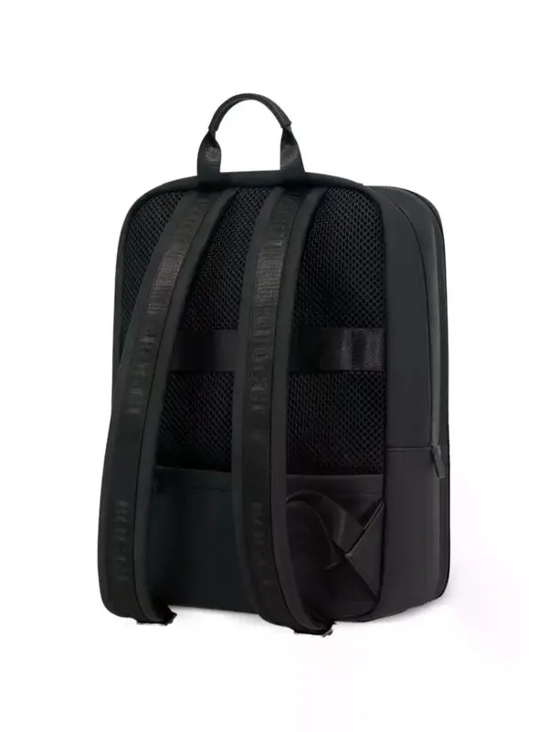 Boggi Milano Rucksack In Rubberised Technical Fabric