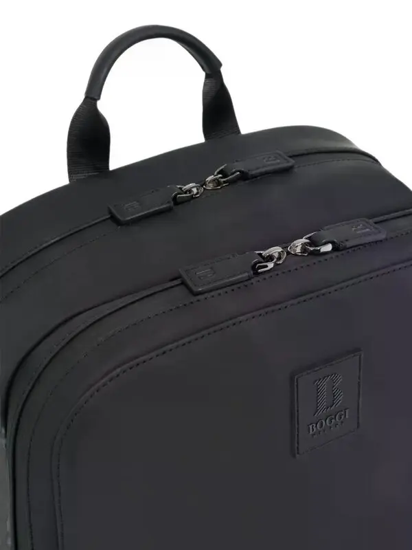 Boggi Milano Rucksack In Rubberised Technical Fabric