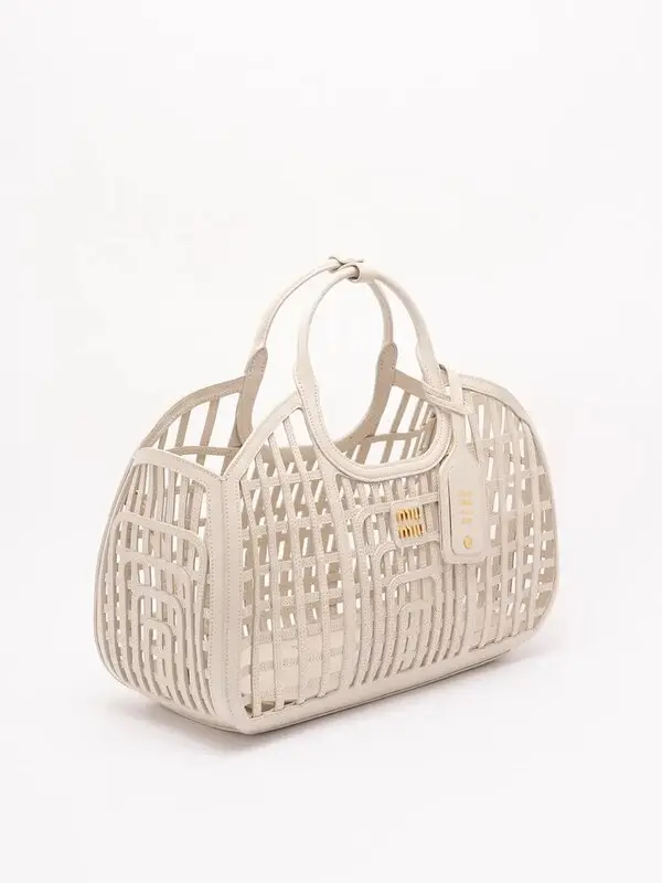 Miu Miu Leather Basket - Multicolor