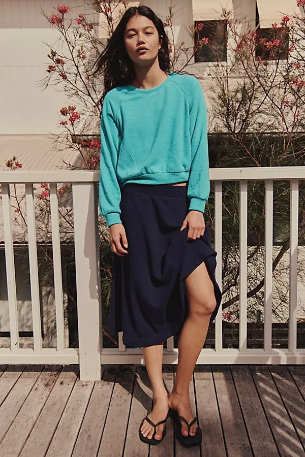 Free People Sol Skirt Set - Waterfall Combo