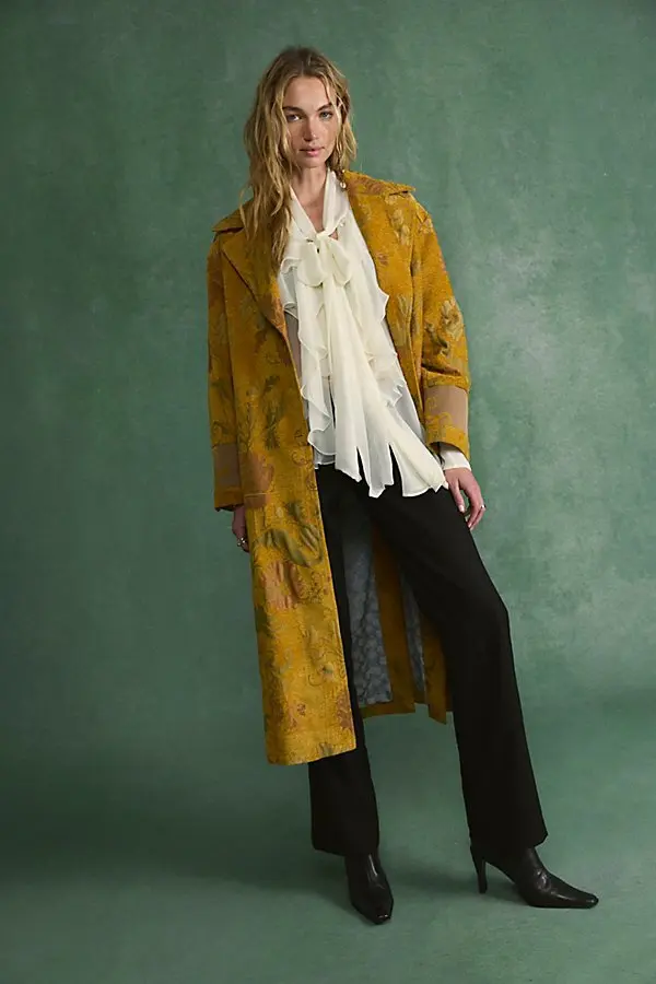 NIGEL PRESTON Chiffon Ruffle Tunic