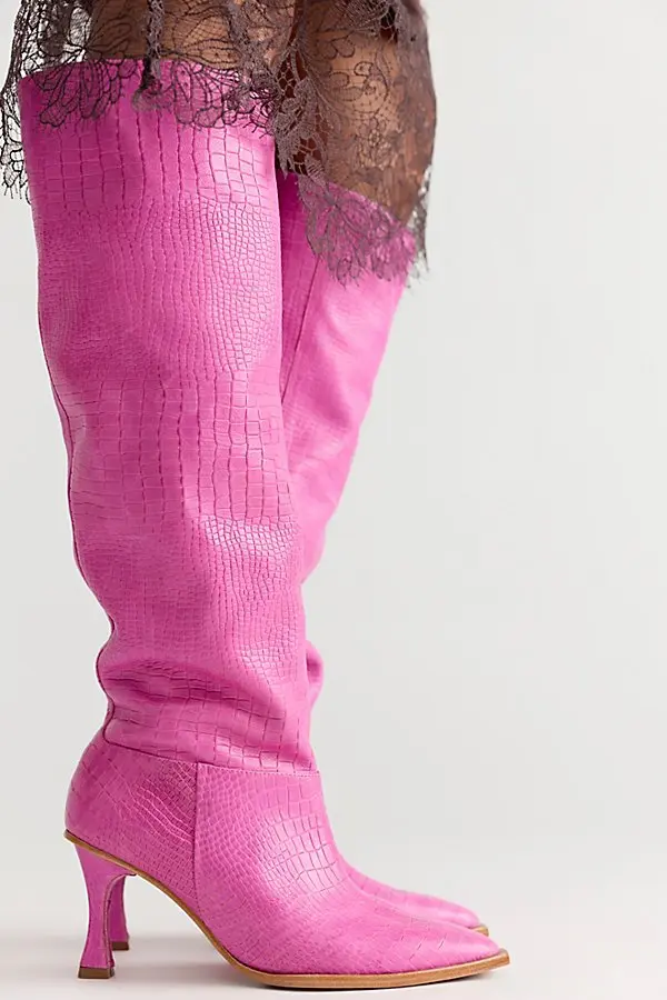 VICENZA Friday Fever Tall Boots - Fuchsia