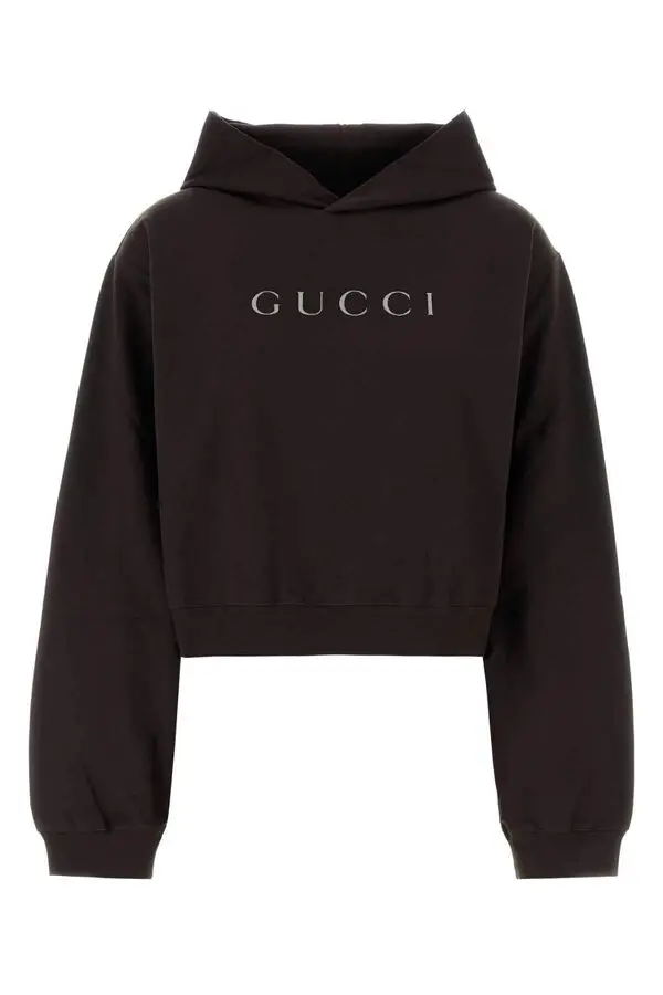 Gucci Chocolate Cotton Oversize Sweatshirt - Brown
