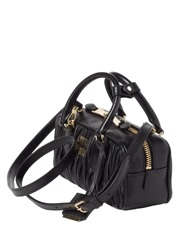 Miu Miu Arcadie Regular Matelassé Nappa Leather Bag