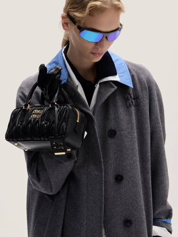 Miu Miu Arcadie Regular Matelassé Nappa Leather Bag