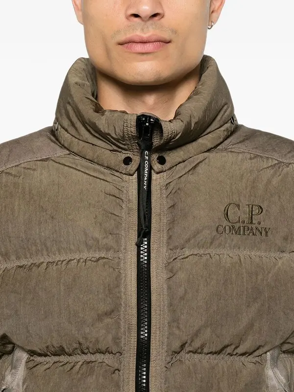 C.P. COMPANY Gilet Imbottito Eco-chrome R - Brown