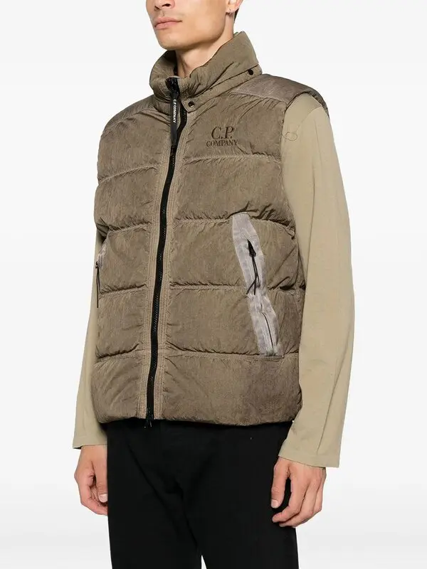 C.P. COMPANY Gilet Imbottito Eco-chrome R - Brown