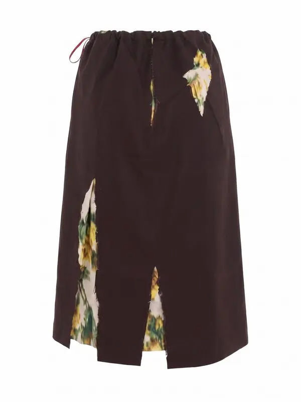 Prada Gabardine Skirt - Multicolor