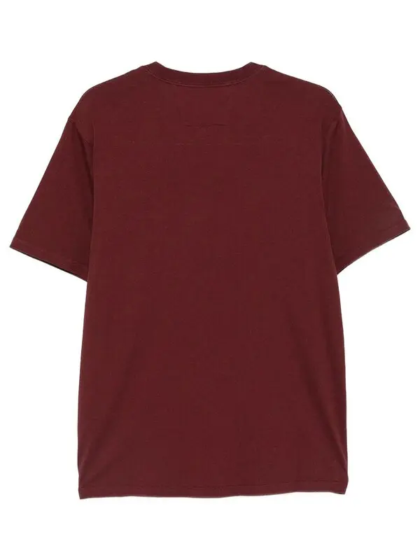 C.P. COMPANY T-shirt 30/1 In Jersey Con Patch Logo - Red