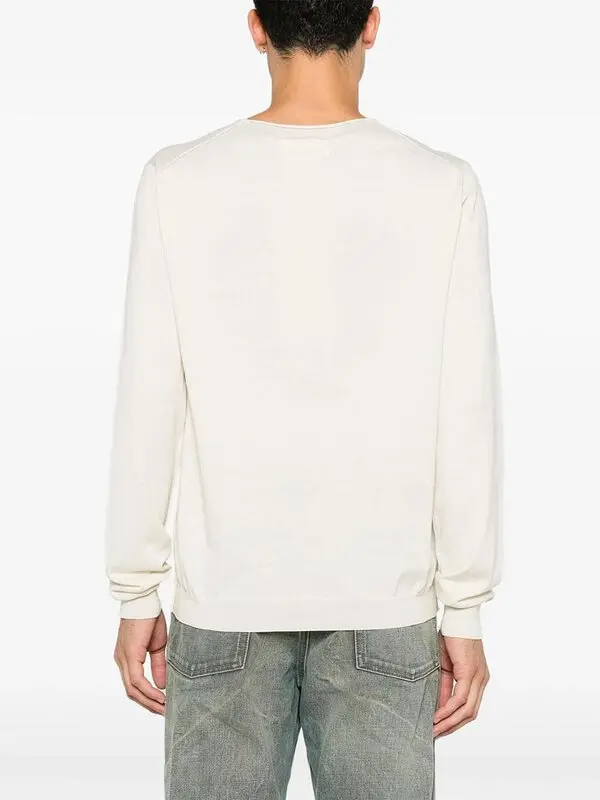 MAISON MARGIELA Maglia In Cotone Con Scollo A V
