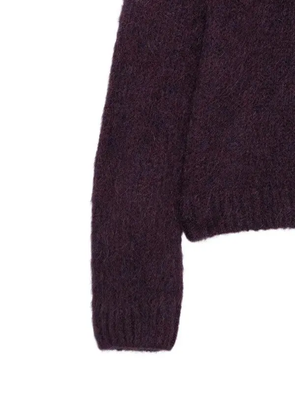 Dries Van Noten Cardigan Mora In Misto Lana - Multicolor