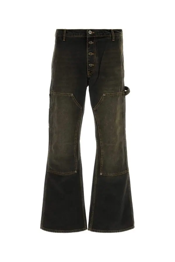 Off-White Half Arrow Flare Carpenter Jeans - Multicolor