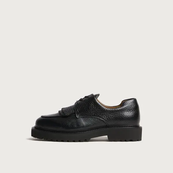JACQUES SOLOVIERE Max Jumbo Grain Derbie - Black