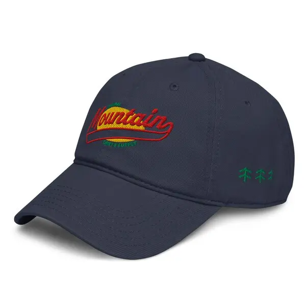 ANCHOR & CREW Navy Original Mountain Supply Cotton Embroidered Cap - Blue