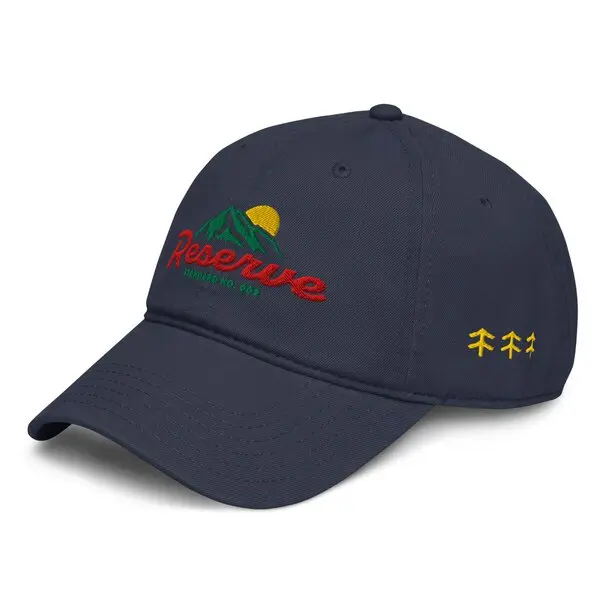 ANCHOR & CREW Navy Reserve No. Two Supply Cotton Embroidered Cap - Blue