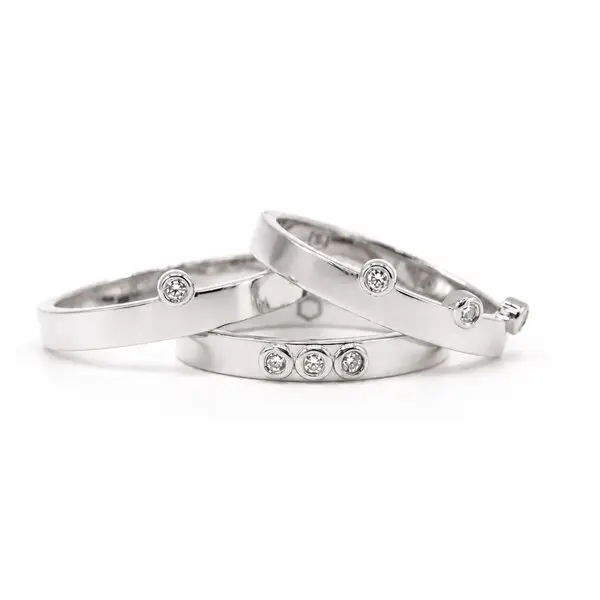 CIER Diamond Ring Stack