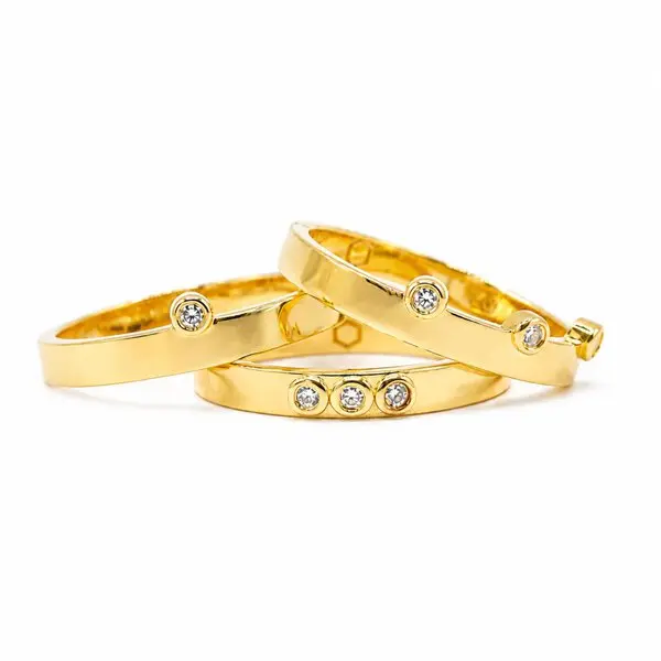 CIER Diamond Ring Stack
