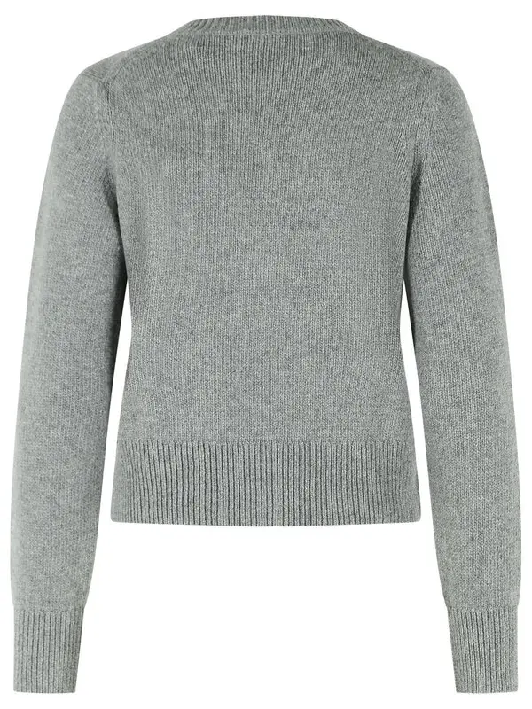 Burberry Sienna Ek' Grey Cashmere Blend Cardigan - Gray