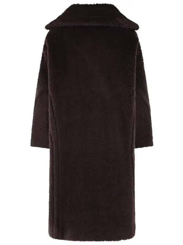 Max Mara Tedgirl' Dark Alpaca Blend Coat - Brown
