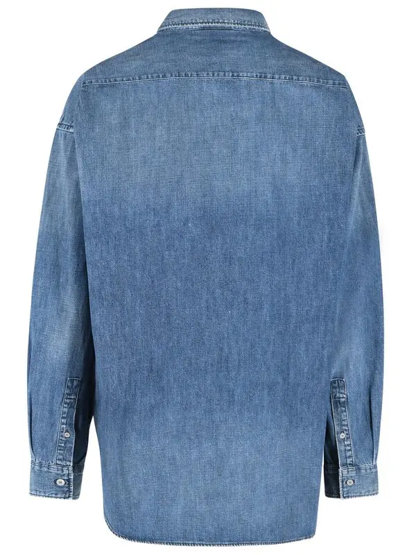 Acne Studios Medium Organic Cotton Shirt - Blue