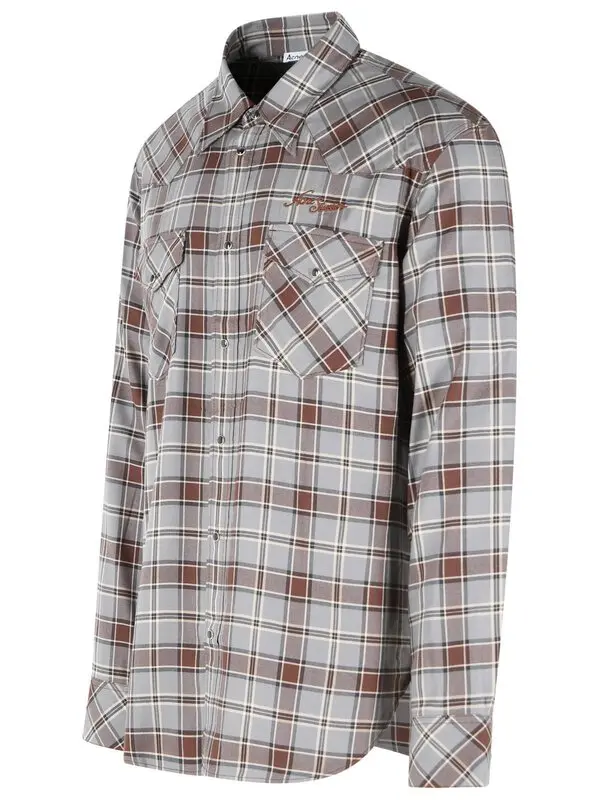 Acne Studios Grey Viscose Shirt
