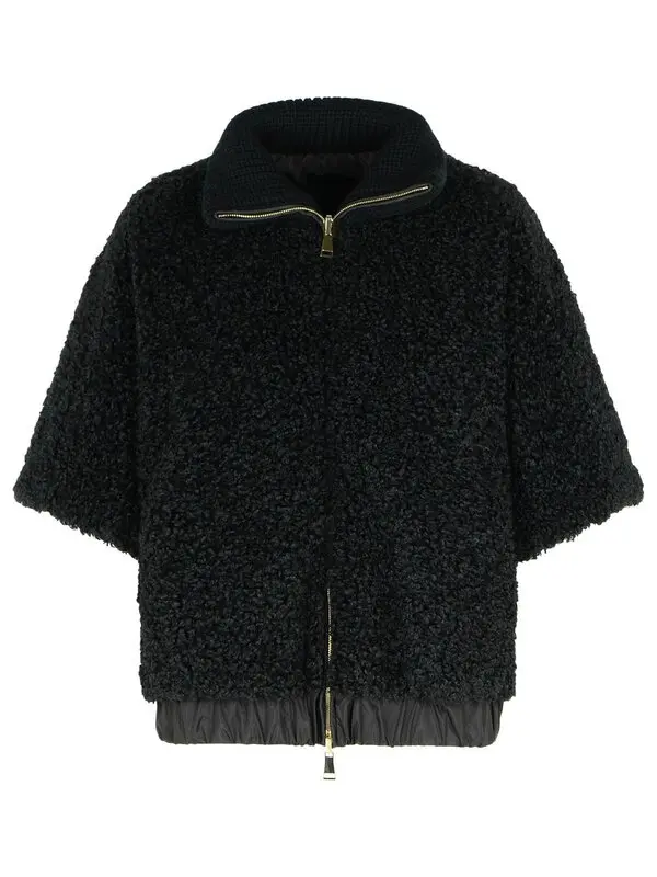 Moncler Reversible Hood In Polyester - Black