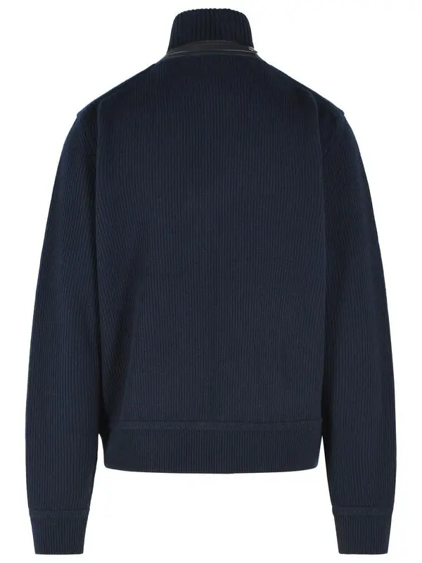 TOM FORD Navy Wool Blend Jacket