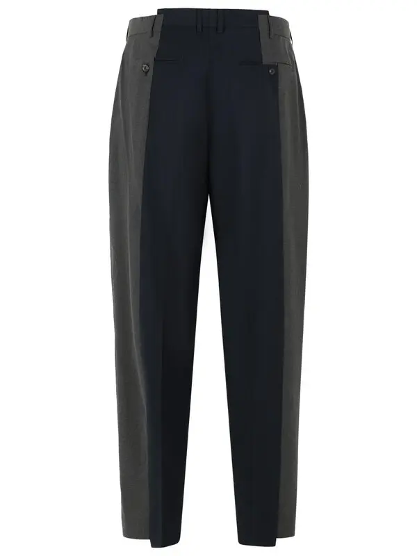 MAISON MARGIELA Two-tone Wool Trousers