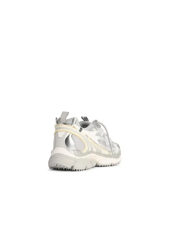 Off-White Be Right Back' Sneakers In Grey And Silver Technical Fabric
