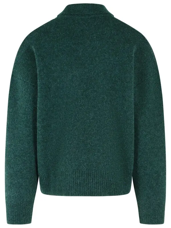 AMI Paris De Cœur' Alpaca Polo Shirt