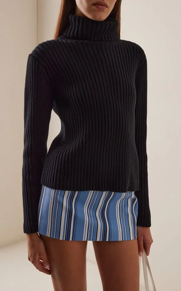 Still Here Miller Turtleneck Cotton Top