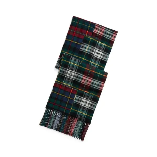 Ralph Lauren Patchwork Plaid Wool-blend Scarf