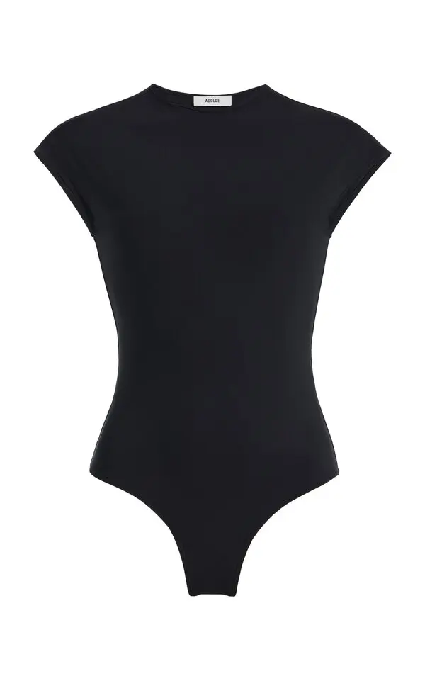 AGOLDE Agata Jersey Bodysuit - Black