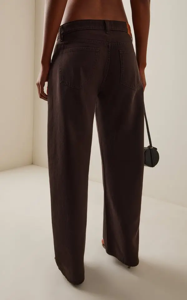 EB DENIM Shifter Rigid Mid-rise Bowed-leg Jeans