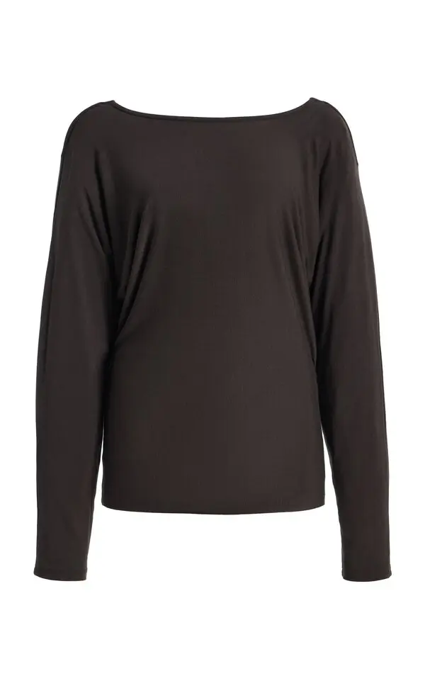 EB DENIM Zinnia Jersey Knit Top - Brown