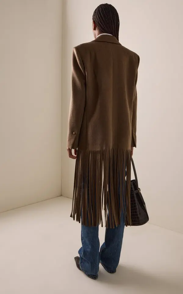 TWP Mattie Fringed Cashmere Coat